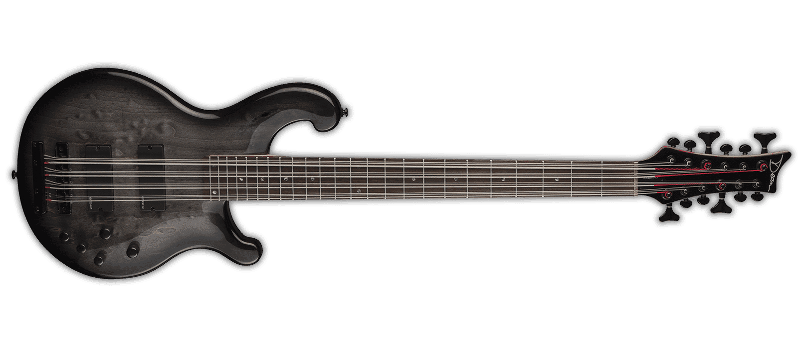 RHAPSODY 12 TRANS BLACK | Dean Guitars