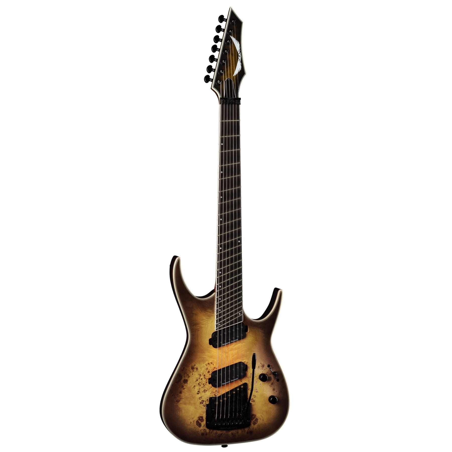 EXILE SELECT 7 STRING MULTISCALE KAHLER BURLED MAPLE SNBB | Dean Guitars