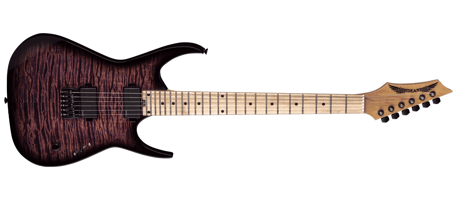 USA Exile Jon Donais Transparent Purple Burst | Dean Guitars